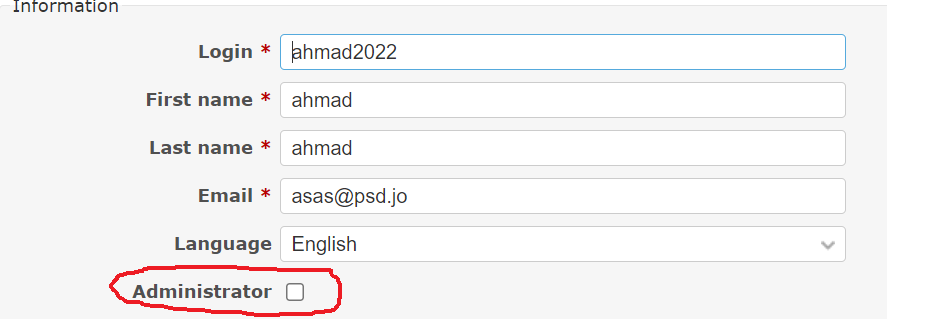Hide The Administrator Check Box When Another Admin Added User · Issue 62 · Onozaty Redmine
