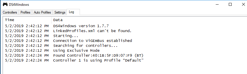 Controller Connected to DS4 Keys Do NOT Register · Issue #683 · Ryochan7/DS4Windows · GitHub