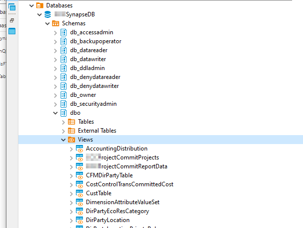 Azure Synapse not showing DBO Views · Issue #17648 · dbeaver/dbeaver · GitHub