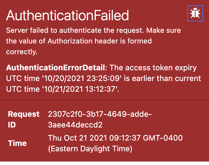 Access tokens aren't refreshed when they are expired · Issue #2390 · Azure/BatchExplorer · GitHub