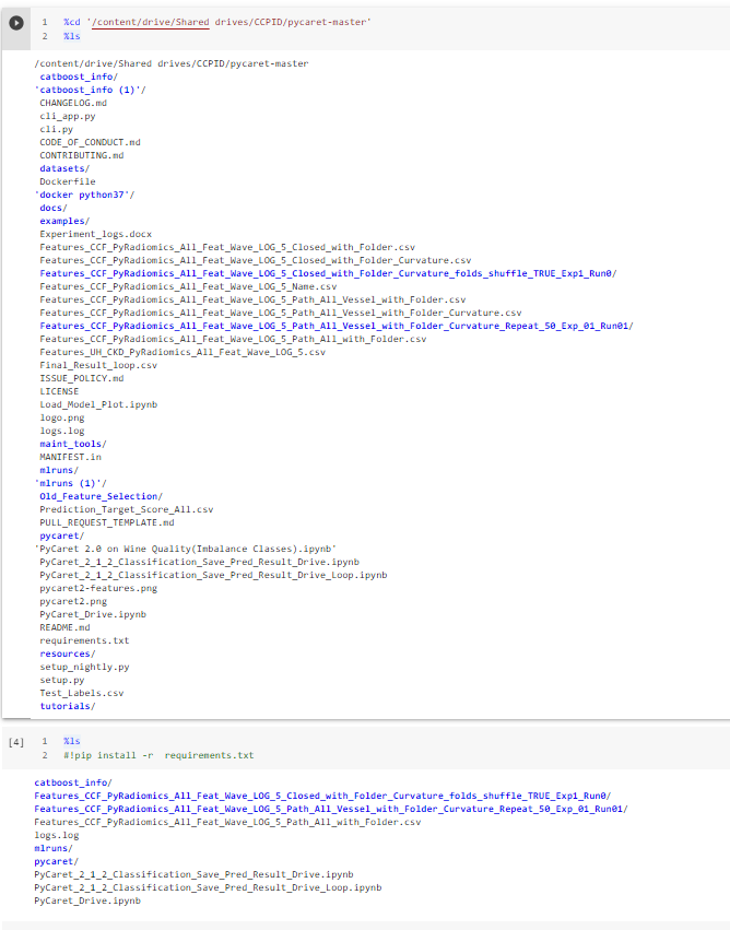 Unable to access all the files after mounting drive in Google Colab Pro. · Issue #1650 ...
