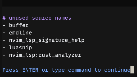 Can't get autocompletion to show up in buffer · hrsh7th nvim-cmp · Discussion #1212 · GitHub