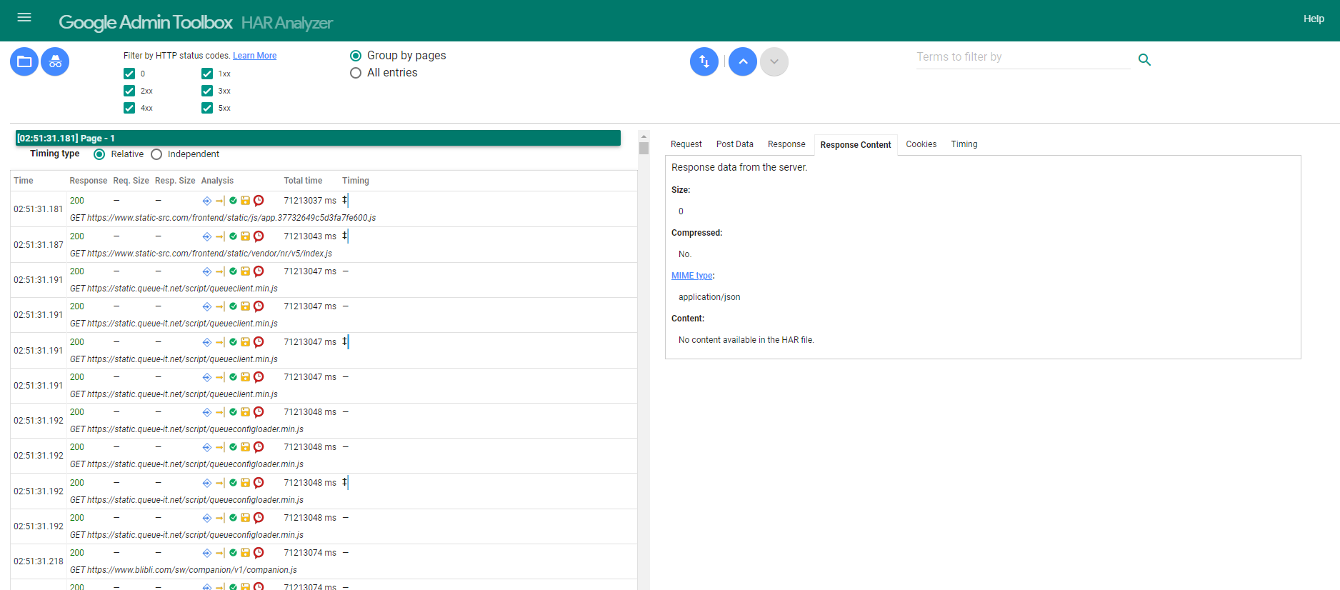 Some Of Response Are Not Getting Into · Issue 11 · Blibli Badakselenium Har Util · Github