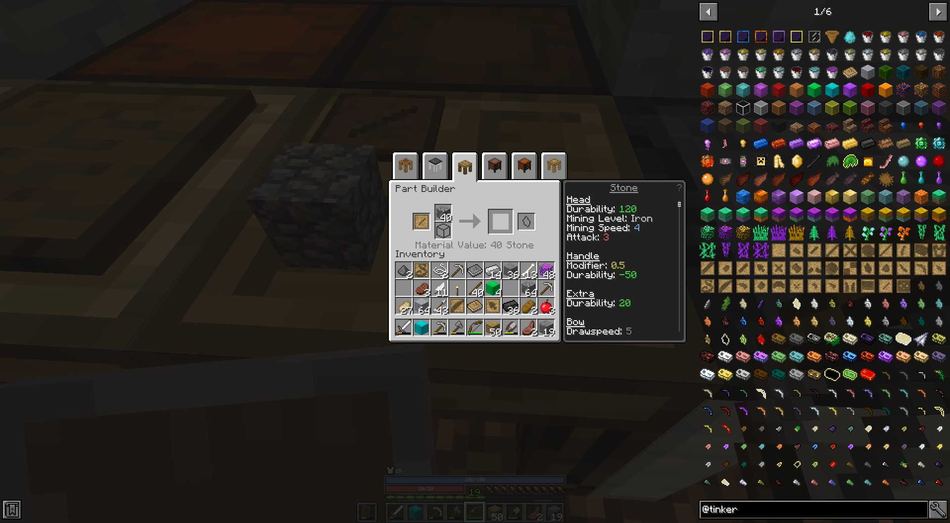 Part Builder Not Working Issue 3844 SlimeKnights TinkersConstruct 