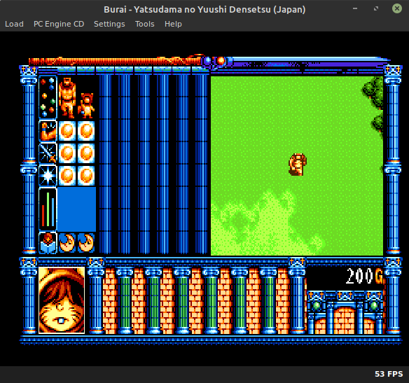 [PC ENGINE CD] Burai - Yatsudama no Yuushi Densetsu (Japan) - Hangs on the title screen · Issue ...