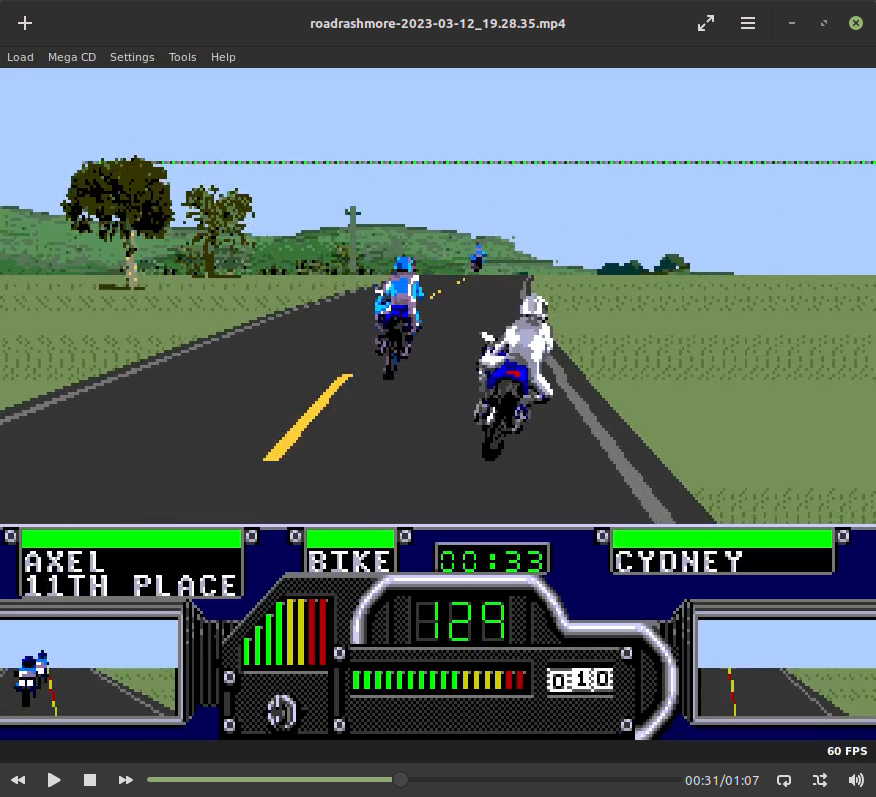 [Mega CD] Road Rash CD potential issues · Issue #1027 · ares-emulator ...