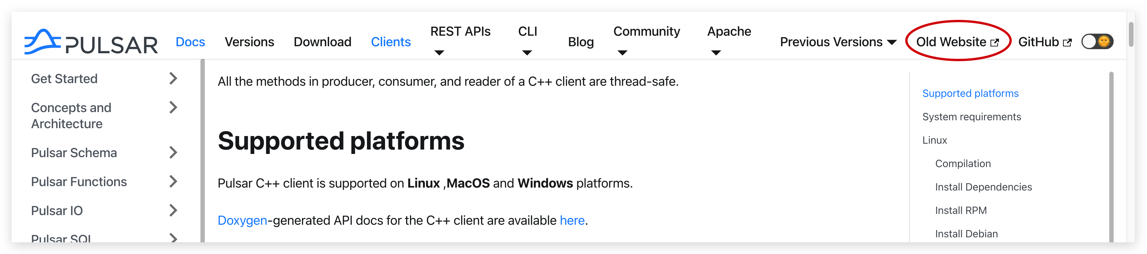 Doc Link To C Client Api Docs Does Not Work · Issue 14339 · Apachepulsar · Github
