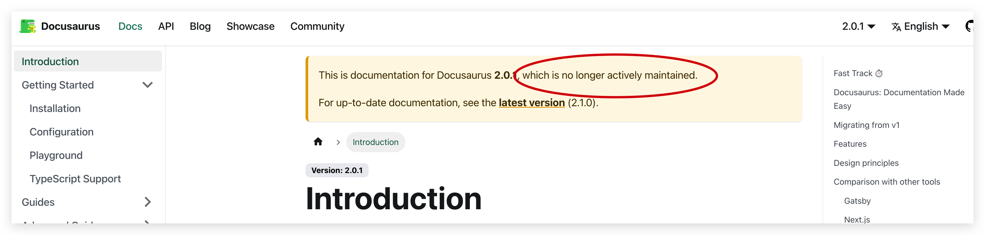 [Doc] Add prompt to users who are reading old version doc · Issue #17501 · apache/pulsar · GitHub