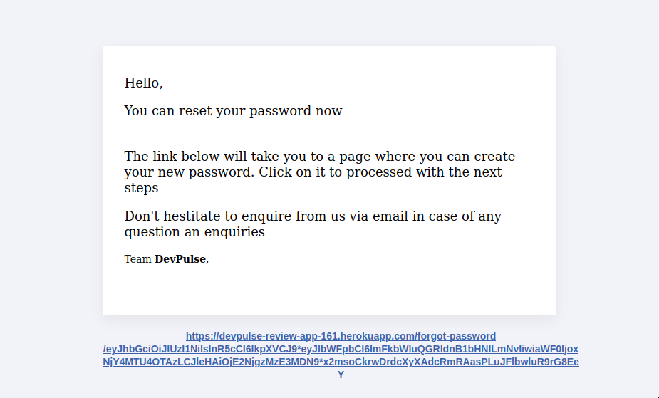 Ft forgot password by Francoise02 · Pull Request #161 · atlp-rwanda/atlp-pulse-fn · GitHub