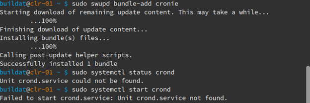No systemd unit for cronie · Issue #693 · clearlinux/distribution · GitHub
