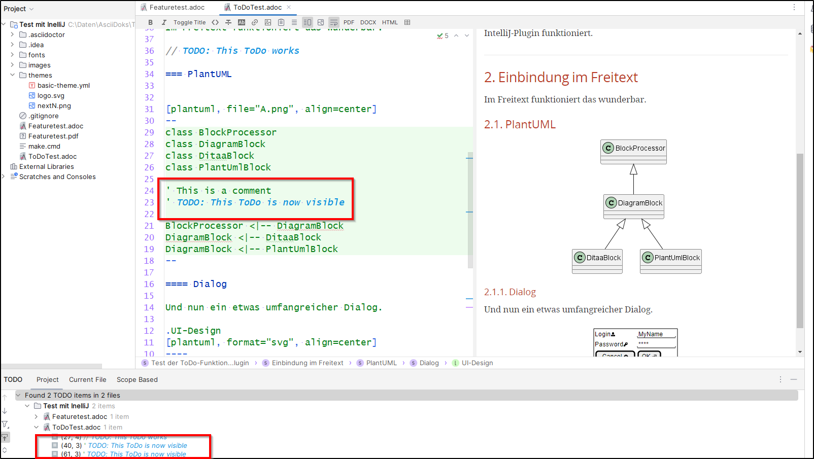 Get Todo Items Visible In Todo List From Embedded Plantuml Diagrams And 3307
