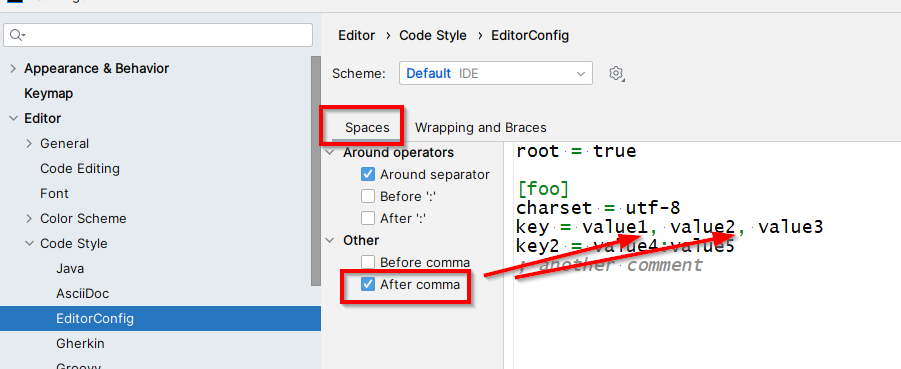 Adding feature "Add space after comma" in directives for images or diagrams · Issue #1453 ...