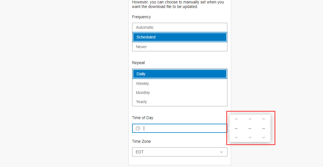 Input Time Picker (Accordion Complex) - Inform assistive technologies of changes in content ...