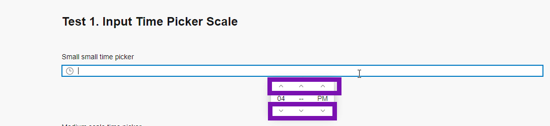 Input Time Picker - Ensure all interactive functionality is operable with the keyboard ...