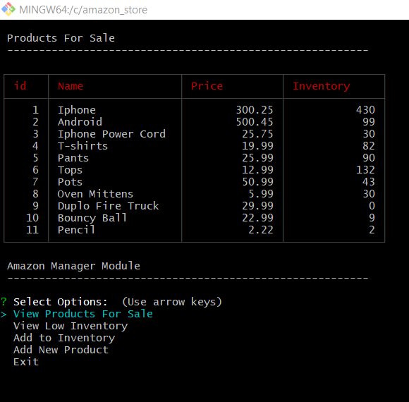 GitHub - Sujata1/AmazoneStore: Node.js & mysql Homework