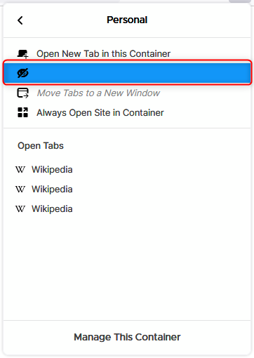 M Ac 808 “show This Container” Option Label Is Missing In The Container Panel · Issue 2466