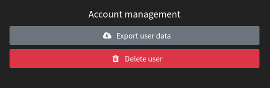 Delete user button too close to sign out. · Issue #2693 · hedgedoc/hedgedoc · GitHub