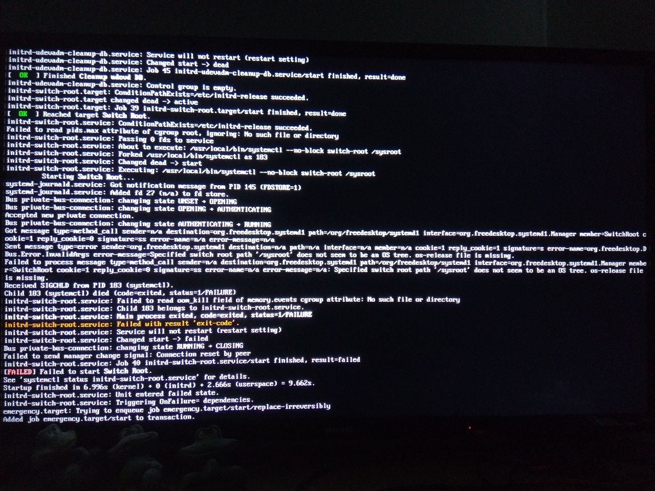 possible systemd.volatile=overlay causing initrd-switch-root to fail · Issue #16580 · systemd ...