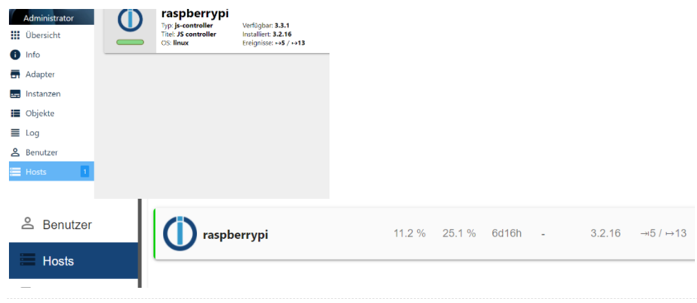 Update of js-controller is not displayed · Issue #789 · ioBroker/ioBroker.admin · GitHub