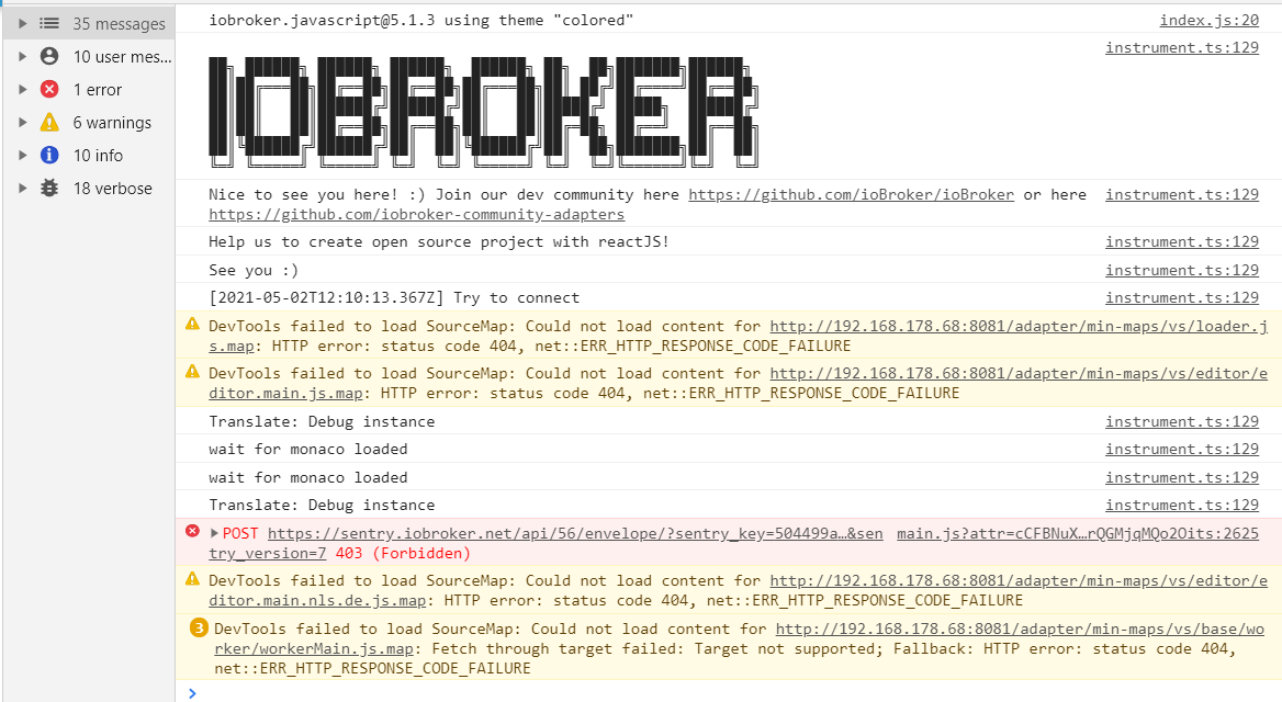 Script view is not shown · Issue #804 · ioBroker/ioBroker.admin · GitHub