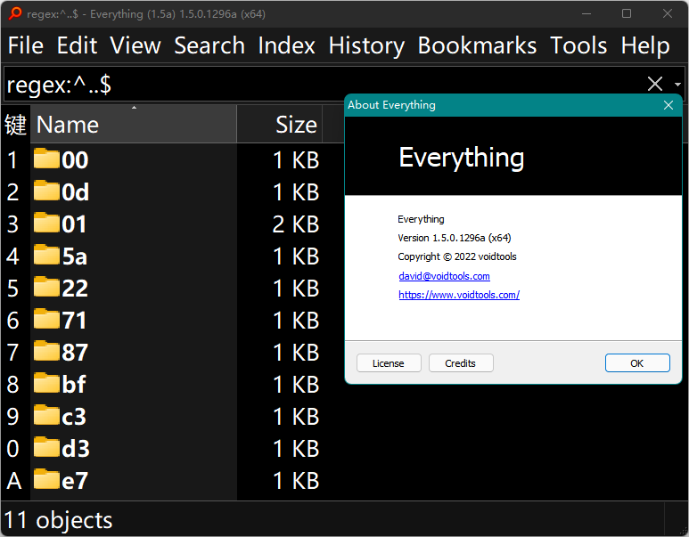 版本 V1.5.0.1279a (x64) + 0.4 版本，开启快速选择，左侧键值不能和右侧列表水平对应。 · Issue #31 · Chaoses-Ib/IbEverythingExt ...