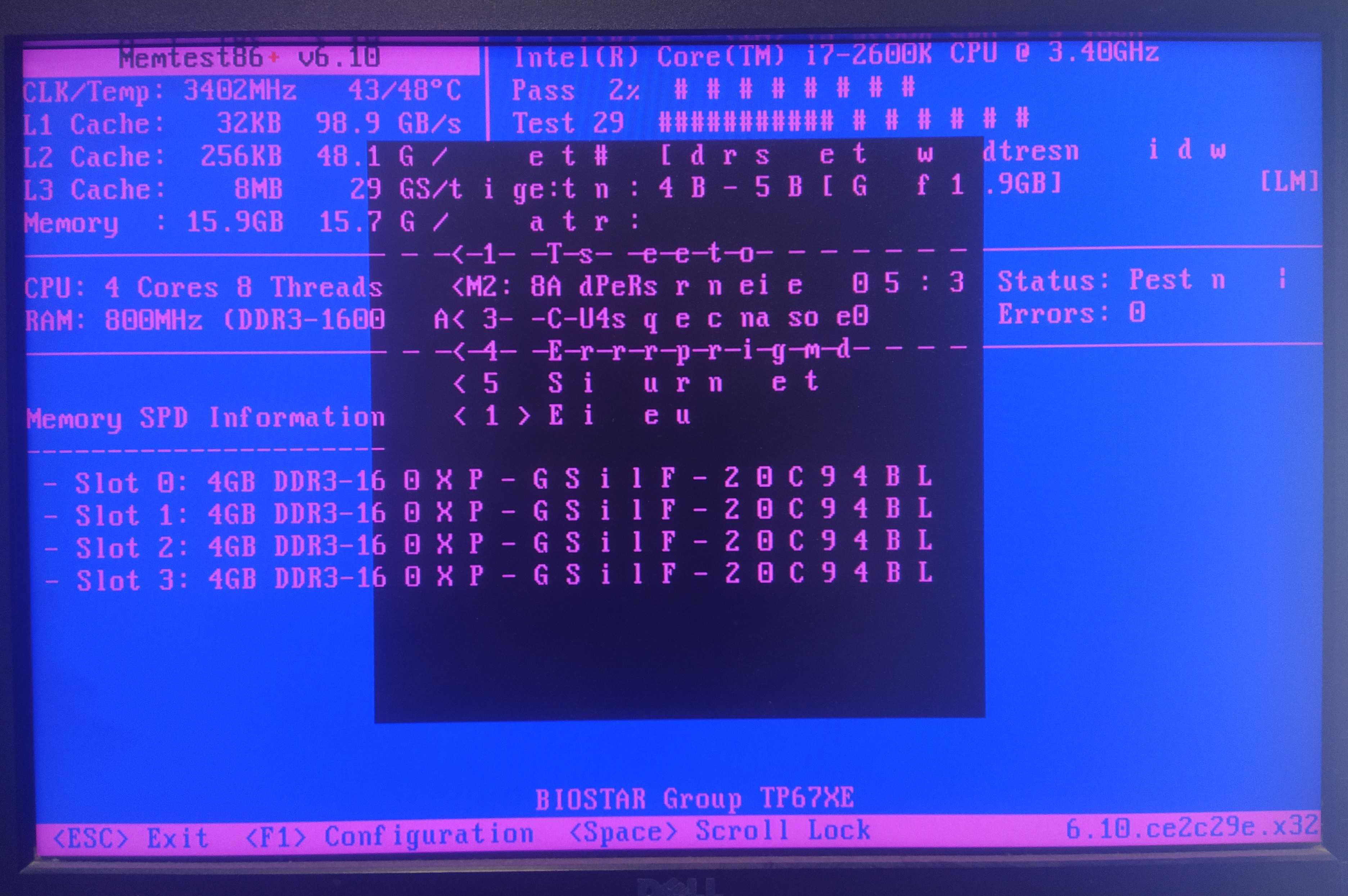 Corrupted display during testing · Issue #297 · memtest86plus ...