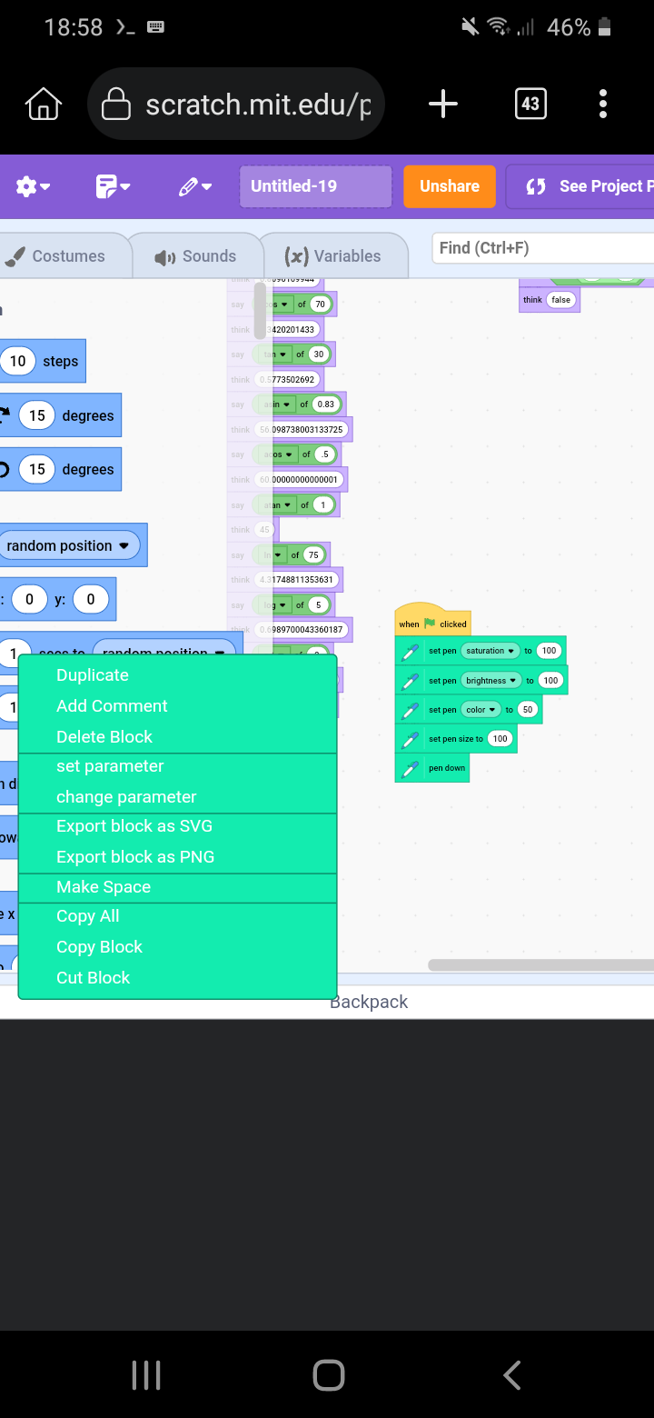 editor-colored-context-menus ignores high-contrast mode · Issue #6776 · ScratchAddons ...