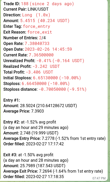 Wrong current profit calculations in FreqUI / Telegram after rebuy · Issue #8234 · freqtrade ...