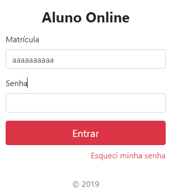 Input deveria receber apenas números · Issue #2 · juliavaz/aluno-online · GitHub