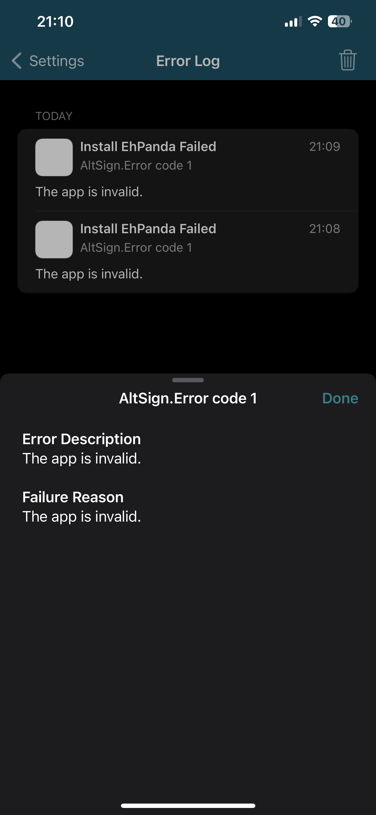 'The app is invalid.' error when sideload an ipa file. · Issue #244 · altstoreio/AltStore · GitHub