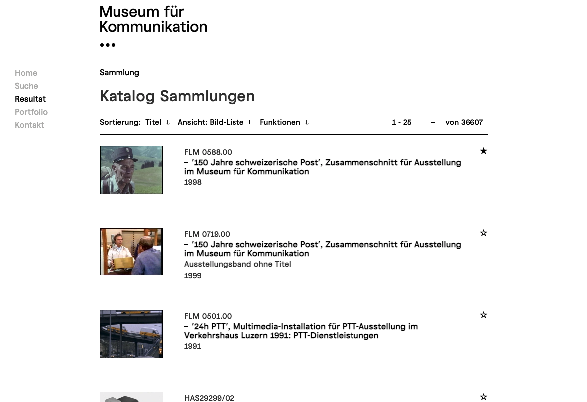 Overhaul Display of Entries in Search · Issue #27 · zazuko/amos · GitHub