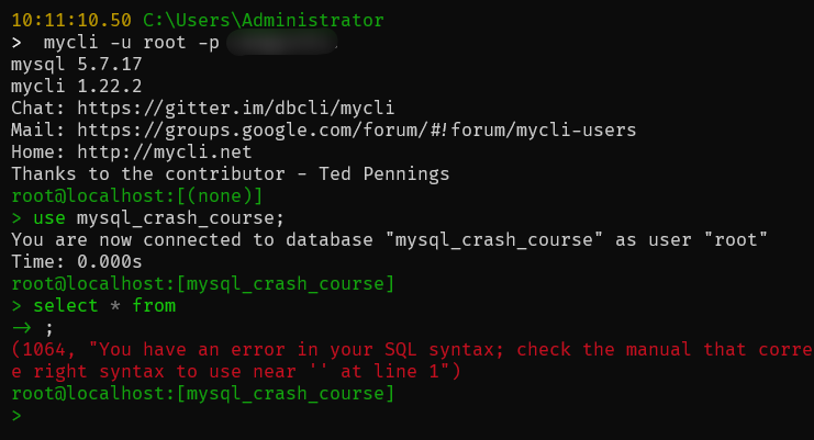 How do I add colors to the prompt? · Issue #394 · dbcli/mycli · GitHub