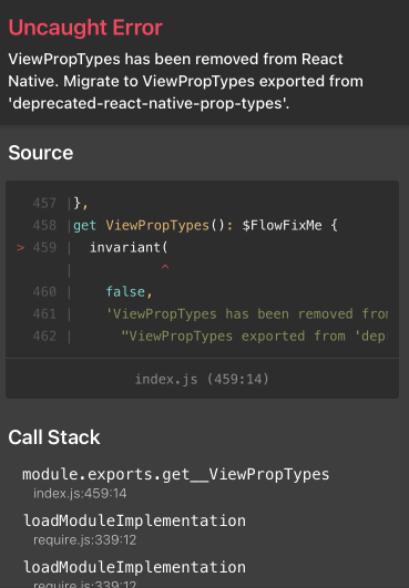 warning raised when using in an expo 45 project (react-native 0.68.2) · Issue #92 ...
