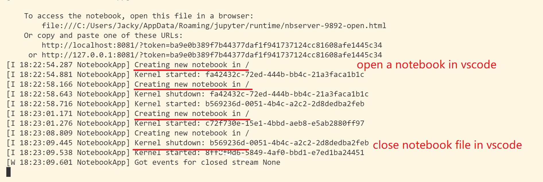 Every Time I Use Vscode To Connect Local Jupyter Server Several New Empty Notebook Will Be