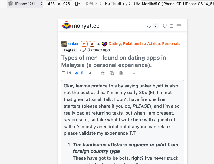 Body text list numbering doesn't appear on mobile web · Issue #1890 · LemmyNet/lemmy-ui · GitHub