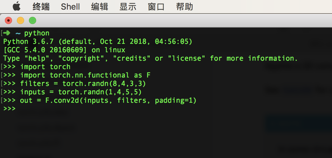 F.conv2d failed in some case when using example codes in doc · Issue #15818 · pytorch/pytorch ...