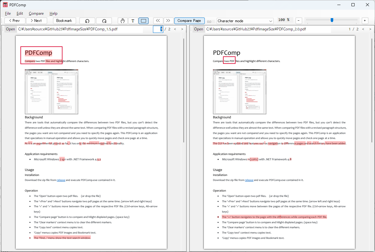 GitHub Wiera987 PDFComp Compare Two PDF Files And Highlight 