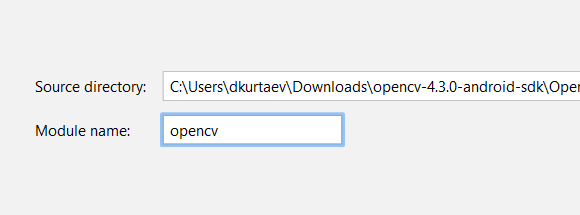 Modul Name Textbox No Longer Exists When Importing Opencv Android 45x · Issue 20316 · Opencv 