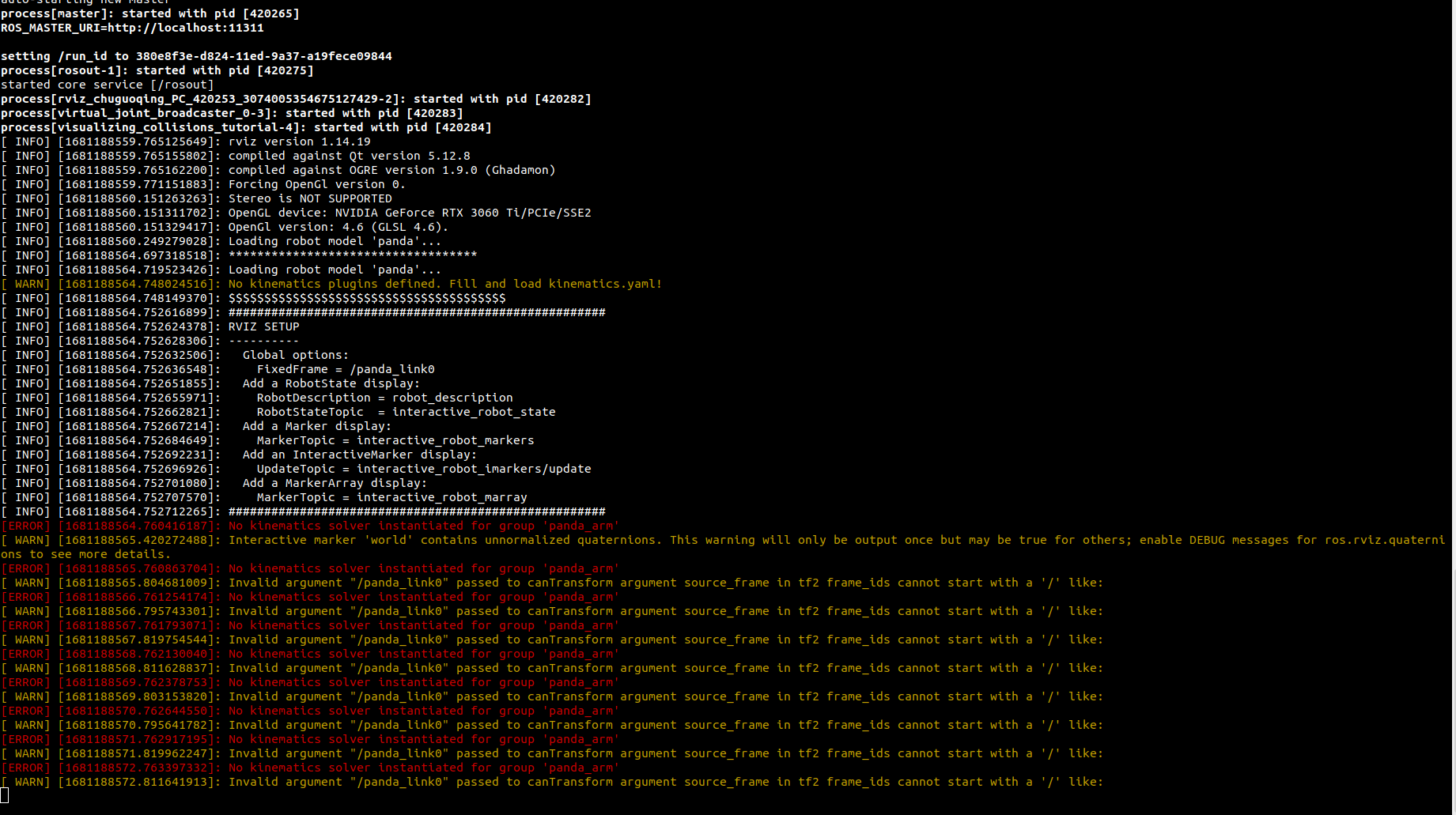 Error while "roslaunch moveit_tutorials visualizing_collisions_tutorial.launch" · Issue #771 ...