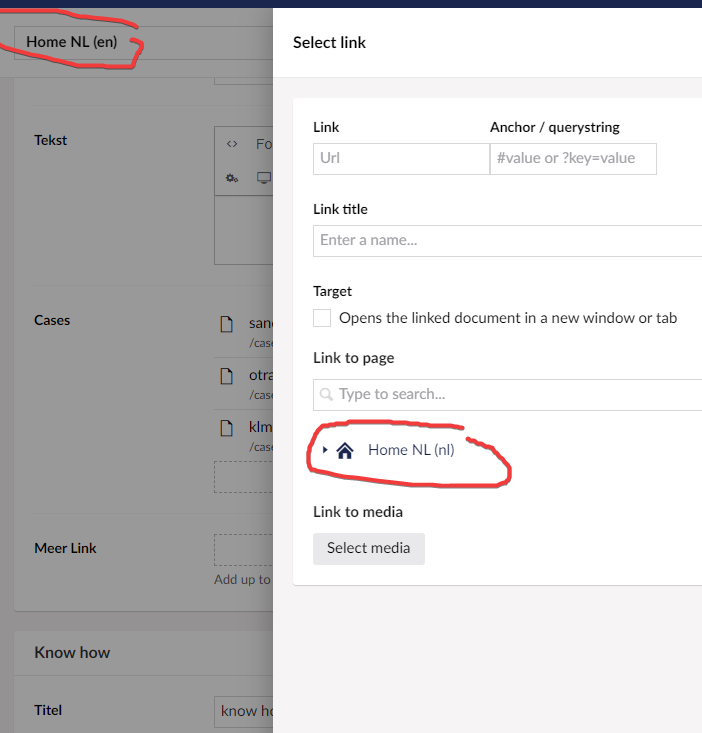 V.8.0.1 Multi url picker have the wrong language for content page node · Issue #5360 · umbraco ...