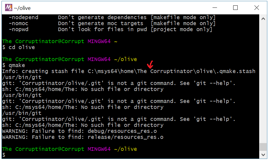 [Compiling] Failure to find: debug/resources_res.o and release ...