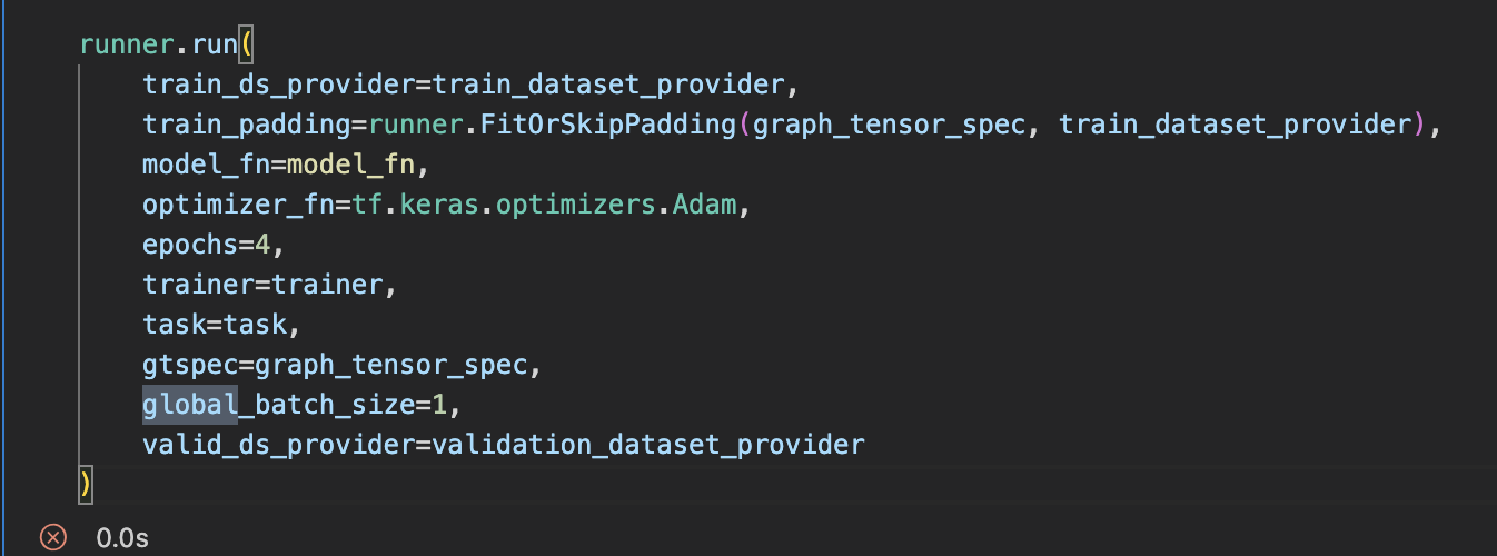 TFGNN-Runner with a custom dataset : unbatching error · Issue #483 · tensorflow/gnn · GitHub