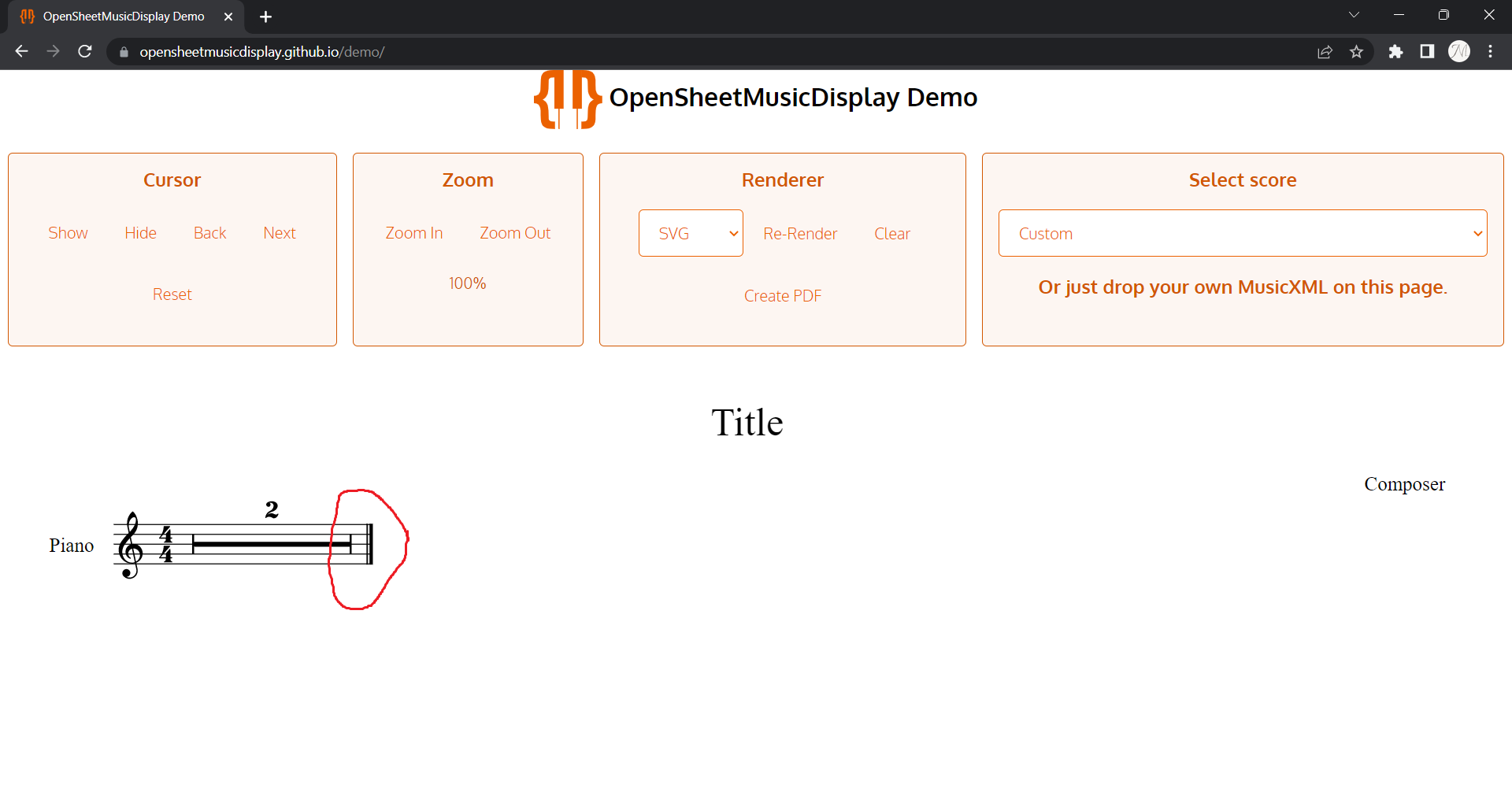 Repeat sign consumed by multimeasure rest · Issue #1333 · opensheetmusicdisplay ...