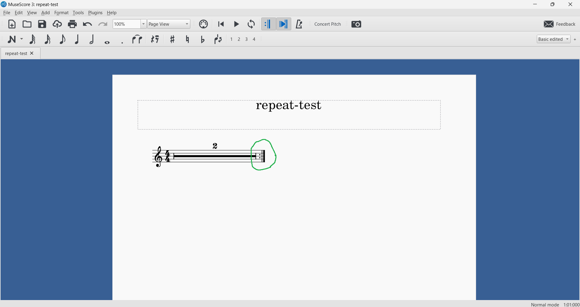 Repeat sign consumed by multimeasure rest · Issue #1333 · opensheetmusicdisplay ...