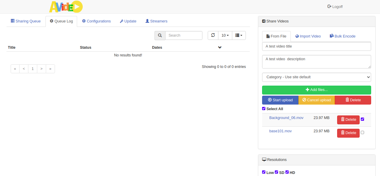 Having troubles with video upload & encoding · Issue #3409 · WWBN/AVideo · GitHub