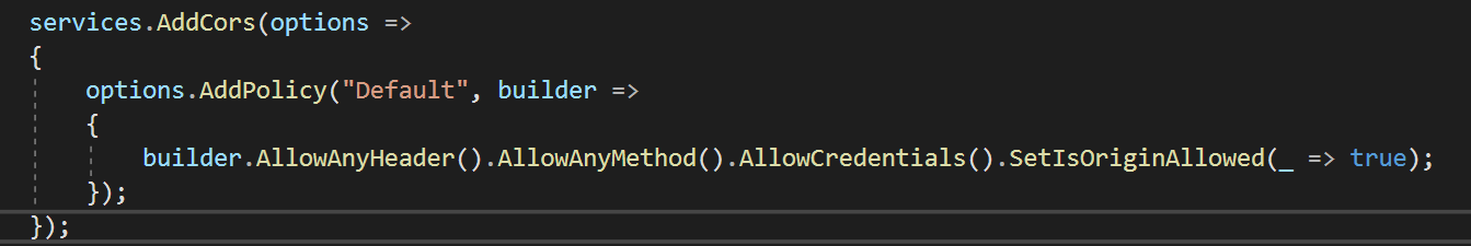 Signalr Configuring Cors · Issue 6078 · Dotnet Aspnetcore Docs · Github