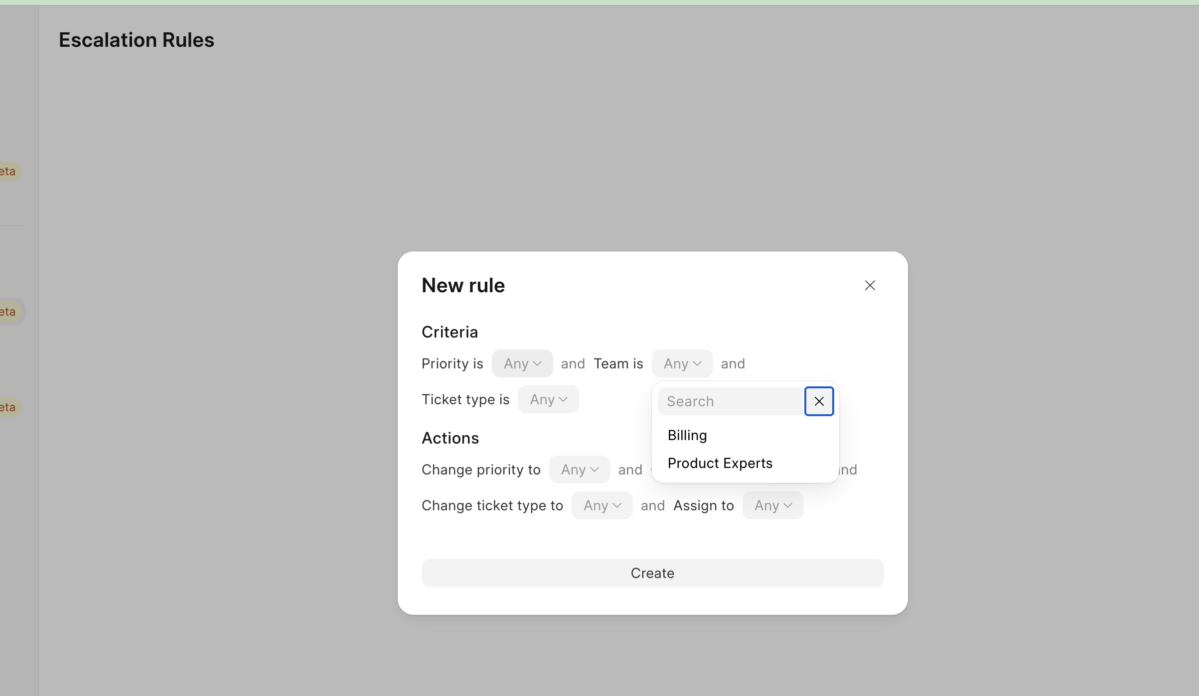 Improve dropdown in Escalation rule · Issue #1373 · frappe/helpdesk · GitHub