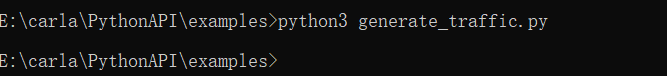 python3 generate_traffic.py , vehicles are not generated. · Issue #5658 ...