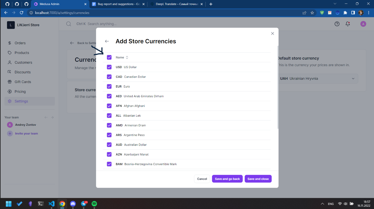 [Bug]: Main checkbox select only visible records · Issue #772 · medusajs/admin · GitHub