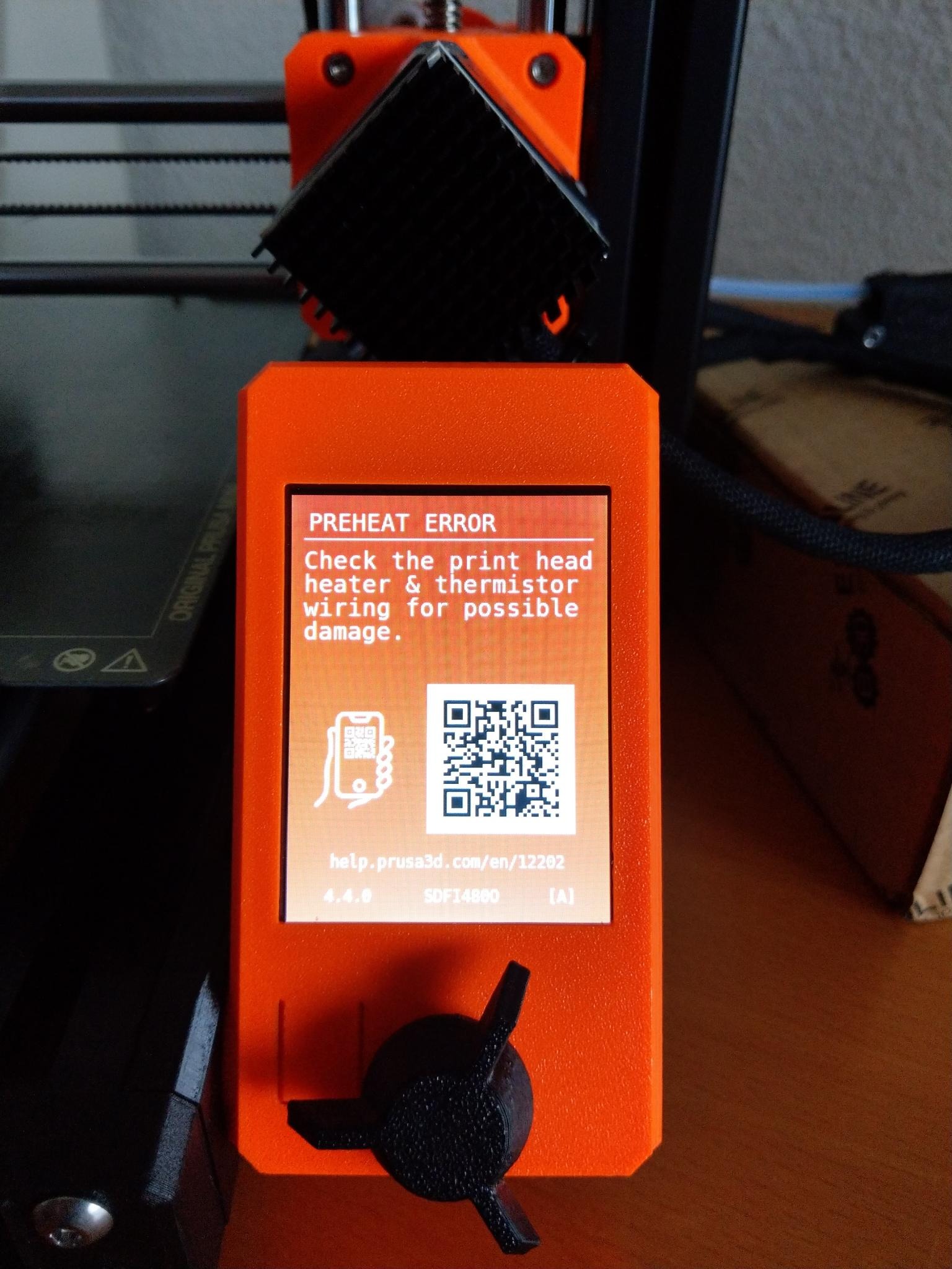 Prusa Mini Firmware 4 4 0 Causes Preheat Error With E3D s Revo Micro